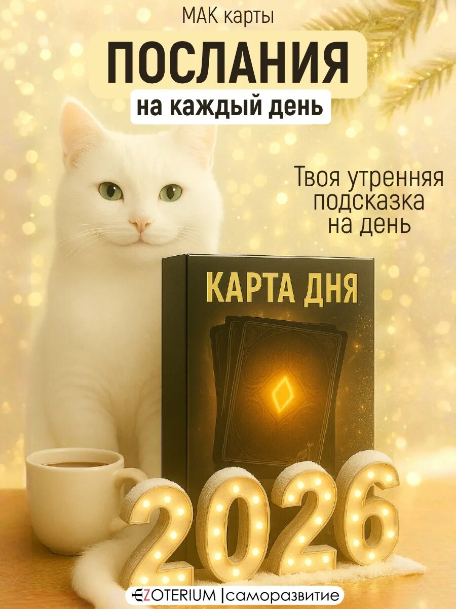 Метафорические универсальные ассоциативные карты МАК "Карта дня" EZOTERIUM, 50 шт.