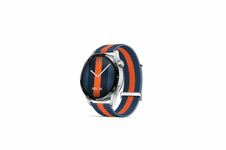 Умные часы HUAWEI WATCH GT 3 NFC, 46 мм, fashionable blue and orange braided strap