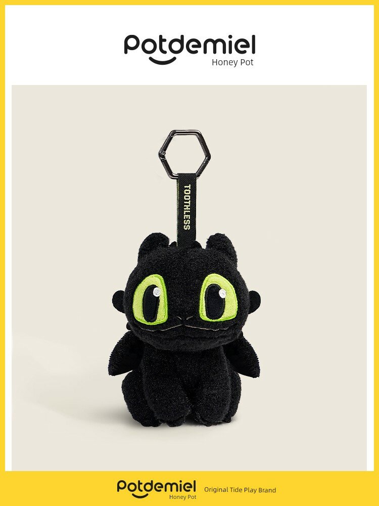 Милый плюшевый брелок Беззубика, очаровательный аксессуар для сумок для поклонников драконов