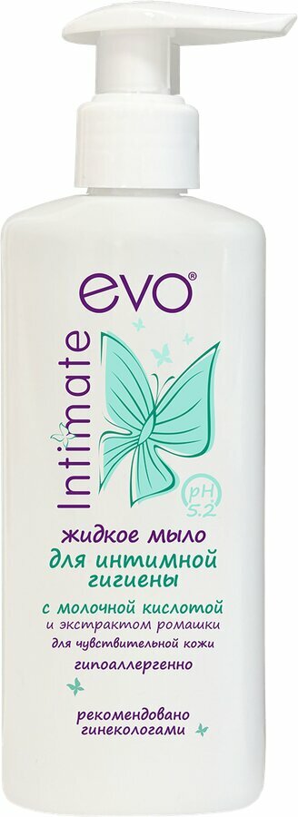 Жидкое мыло для интимной гигиены EVO для чувствительной кожи