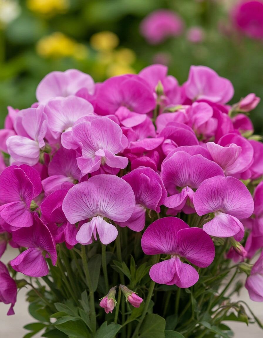 Семена Душистый горошек микс, декоративная лиана, живая изгородь 20 шт + подарок