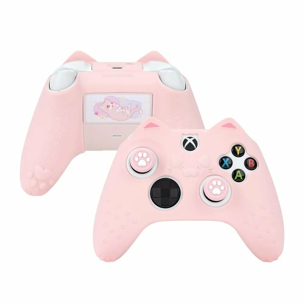 XBOX кожух для контроллера с лапками кота, изготовлен из силикона, совместим с контроллером Xbox Series X.