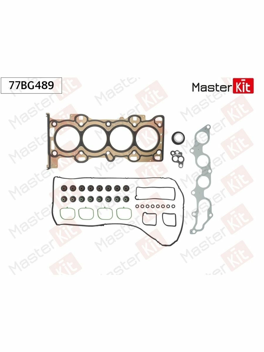 Комплект прокладок (верхний) MasterKit 77BG489 для FORD Mondeo, MAZDA 6, VOLVO S40 / форд мондео, мазда 6, вольво с40