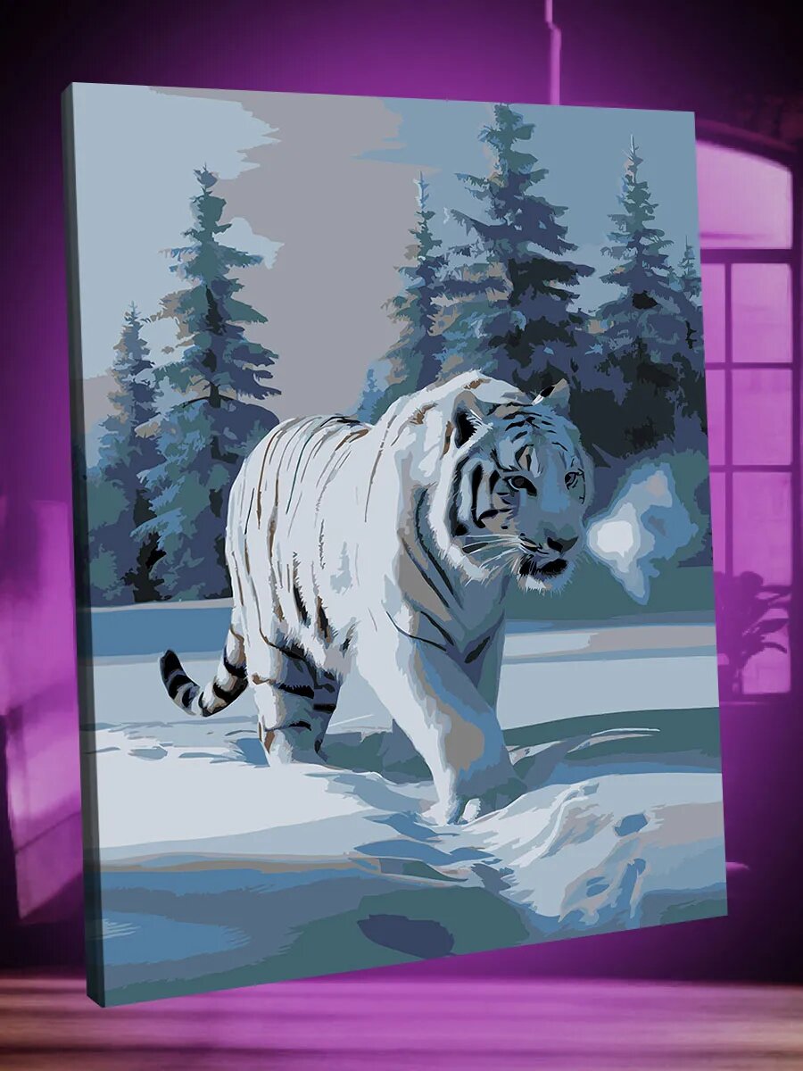 Картина по номерам Тигр