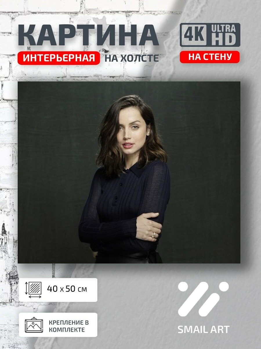 Картина на холсте интерьерная 40 на 50 на стену де Армас для кабинета атмосфера