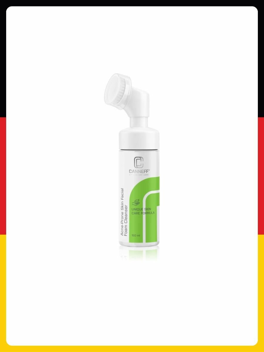 Средство для умывания Canneff Balance Acne-Prone Skin Facial Foam Cleanser gentle cleansing foam for oily skin prone to acne, 150 мл