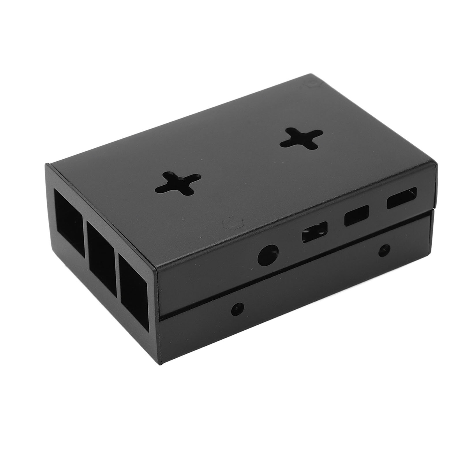 Чехол для Raspberry Pi 4B, корпус из алюминиевого сплава, защитный корпус, черный корпус