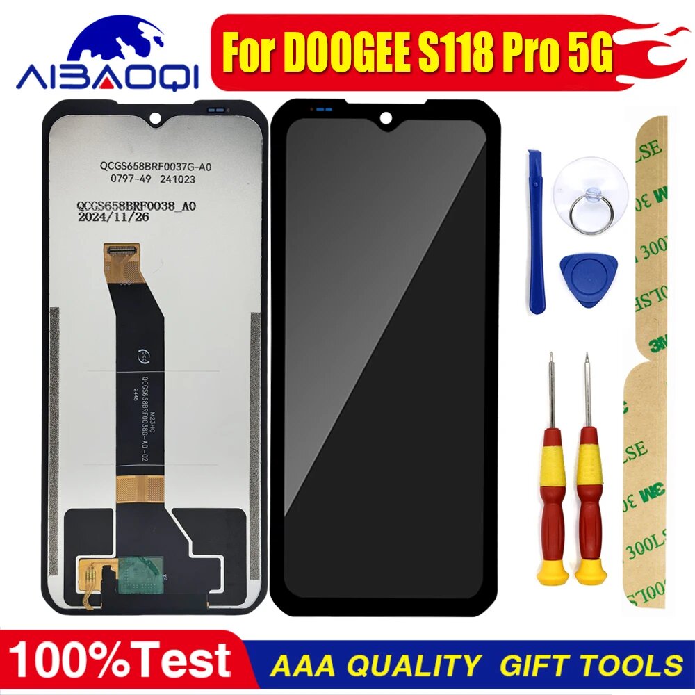 Сенсорный ЖК-дисплей для DOOGEE S118 Pro 5G S119 V30 V30T S100 S100 Pro S110 S118 V30 S118 Pro 5G