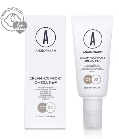 Крем-комфорт с комплексом омега 3-6-9 ANGIOPHARM, 50 мл