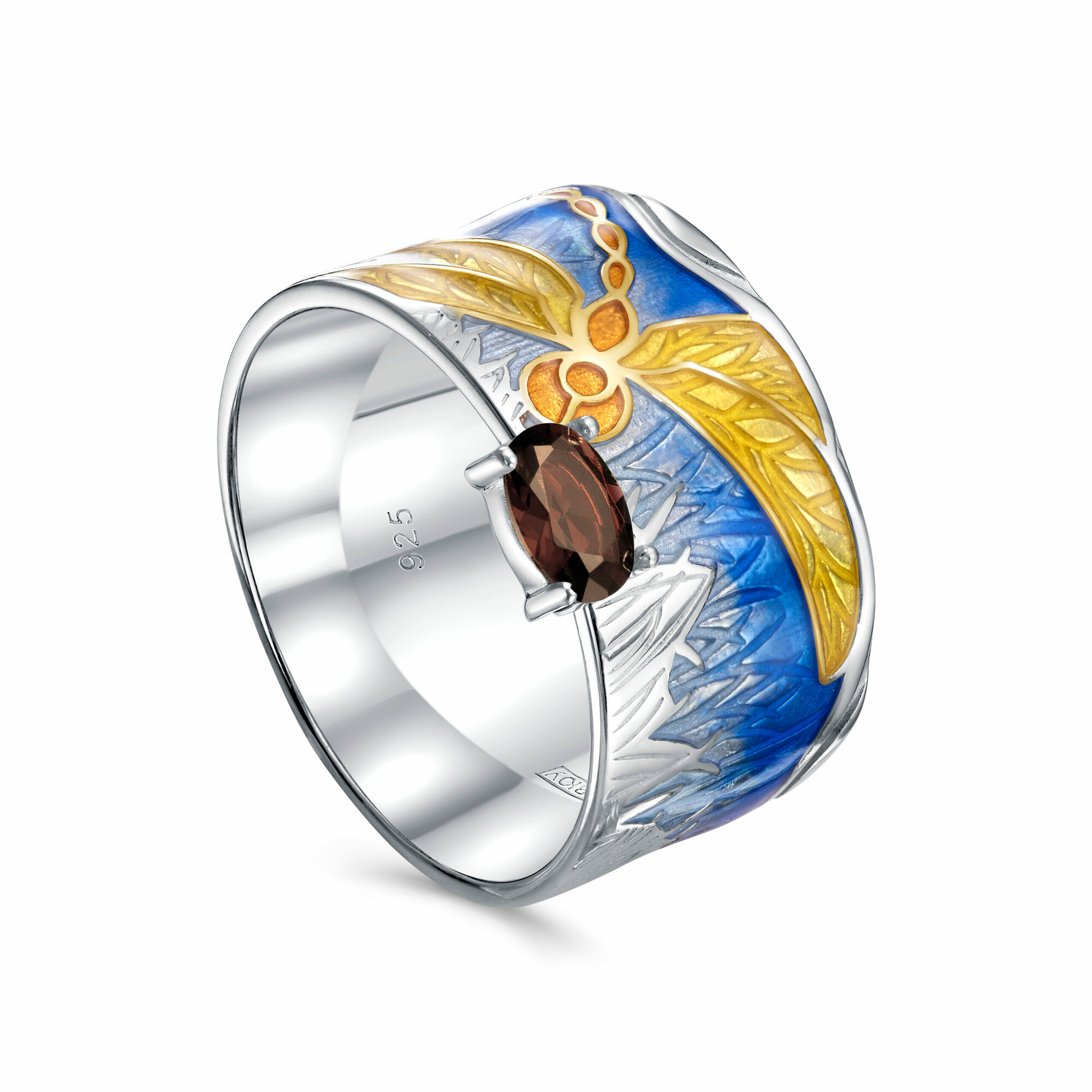 Кольцо, серебро, 925 проба