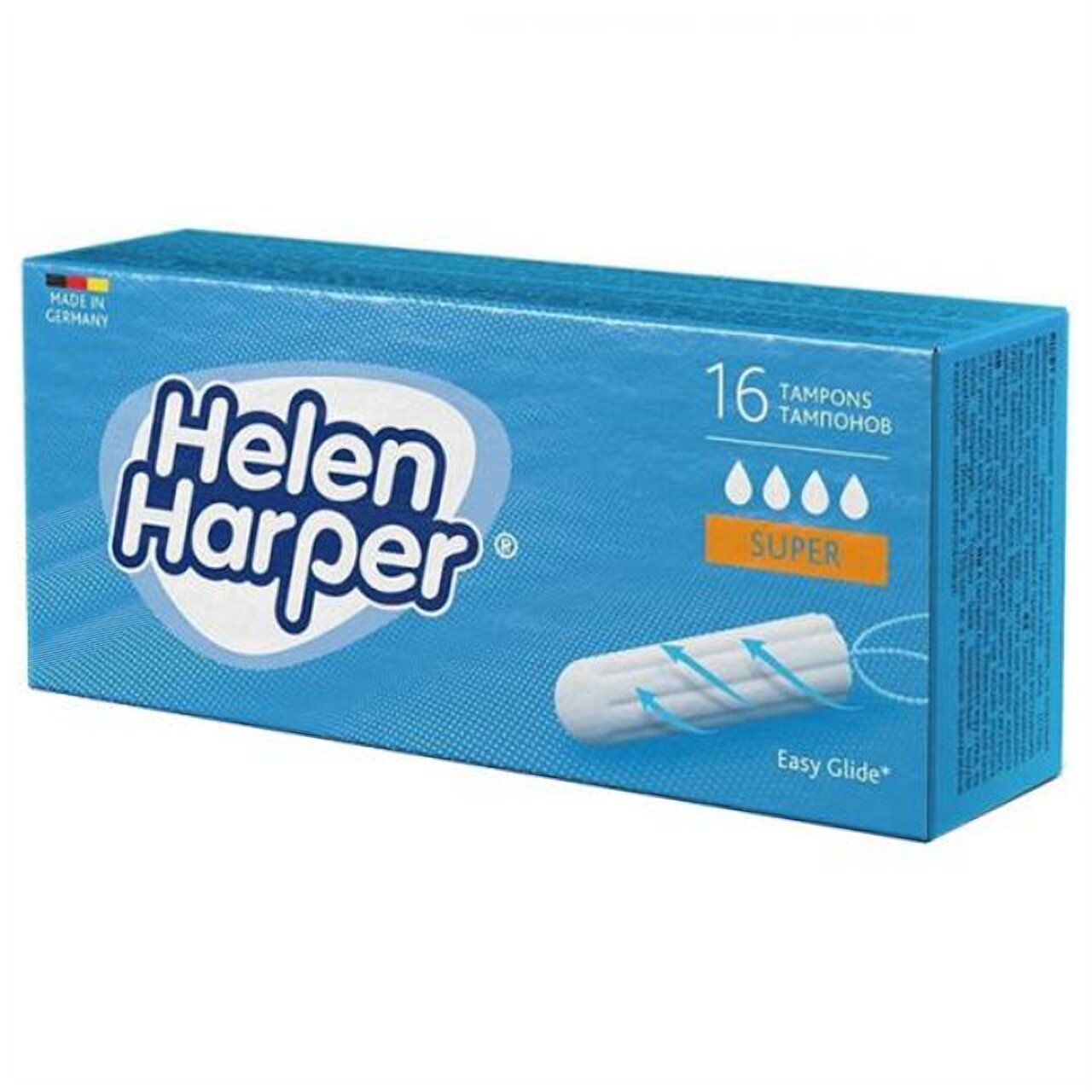 Тампоны женские гигиенические "HELEN HARPER" Super, 16 шт, 4 капли