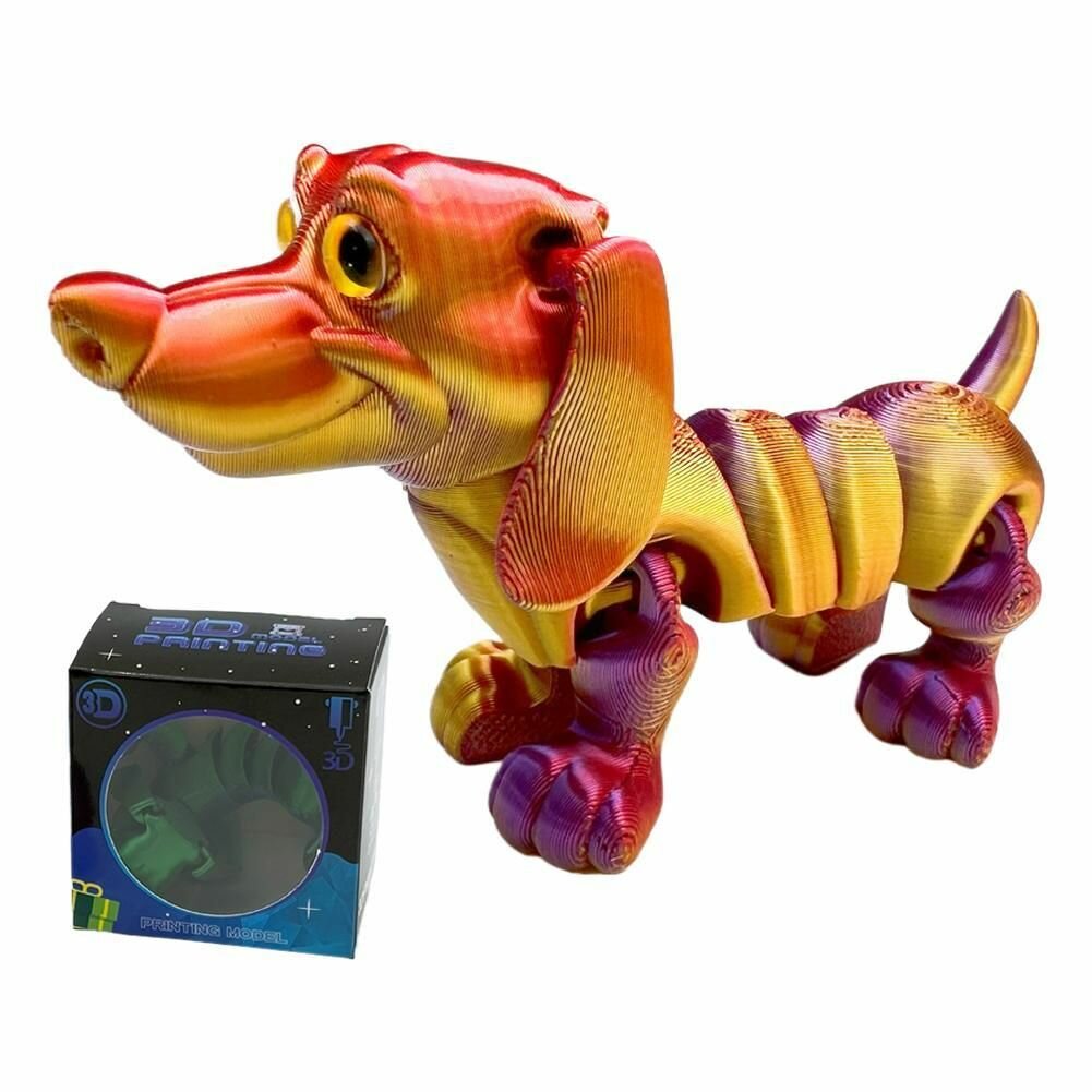 Игрушка Для Украшения Модели Таксы С 3D-принтом