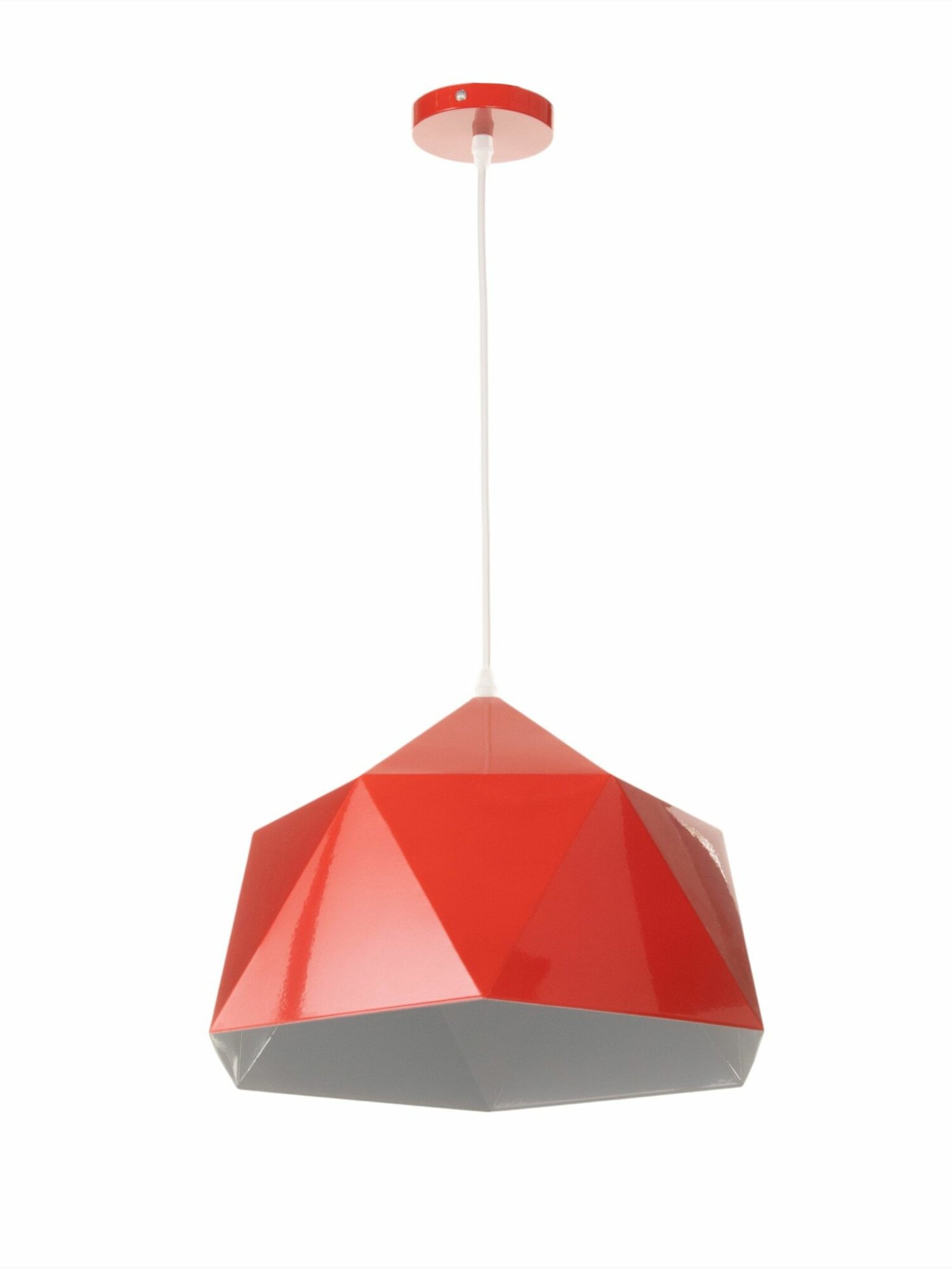 Люстра потолочная, светильник потолочный подвесной Edward красный