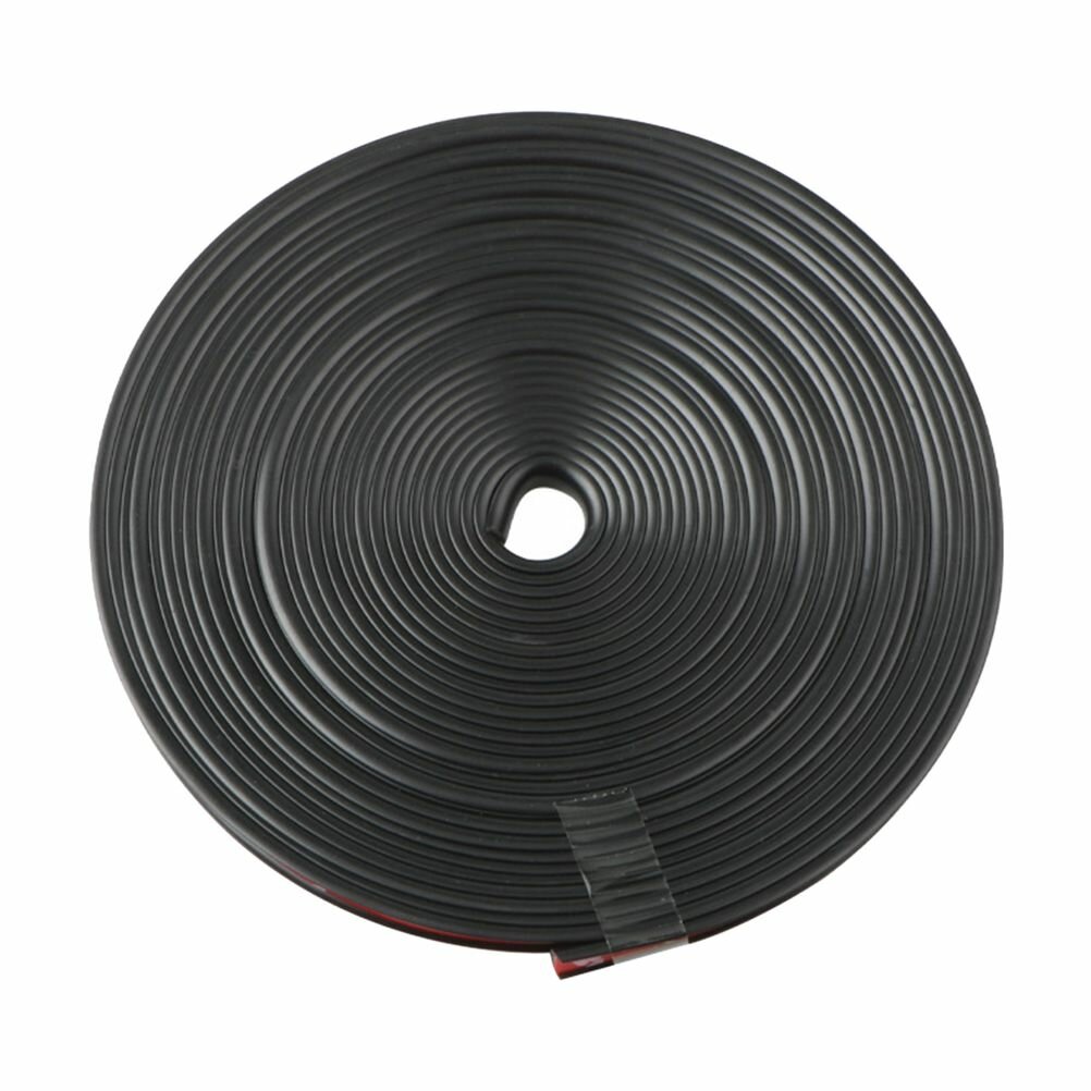 Черная декоративная лента для дисков 8 м, защита обода и стильный акцент