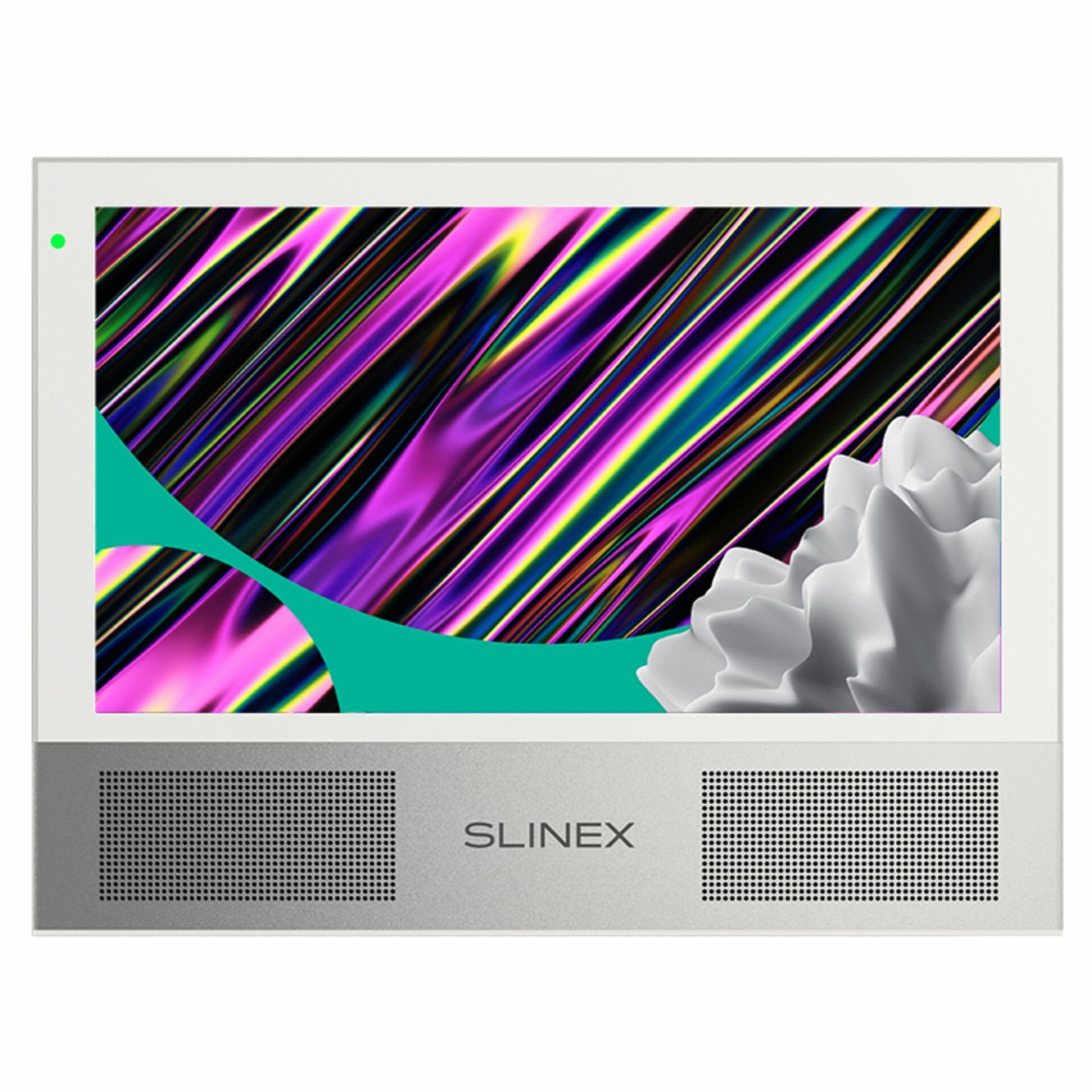 Slinex Sonik 7 (White+Silver) - монитор видеодомофона для квартиры, дома или офиса, видеомонитор с IPS дисплеем 7" 1024x600px
