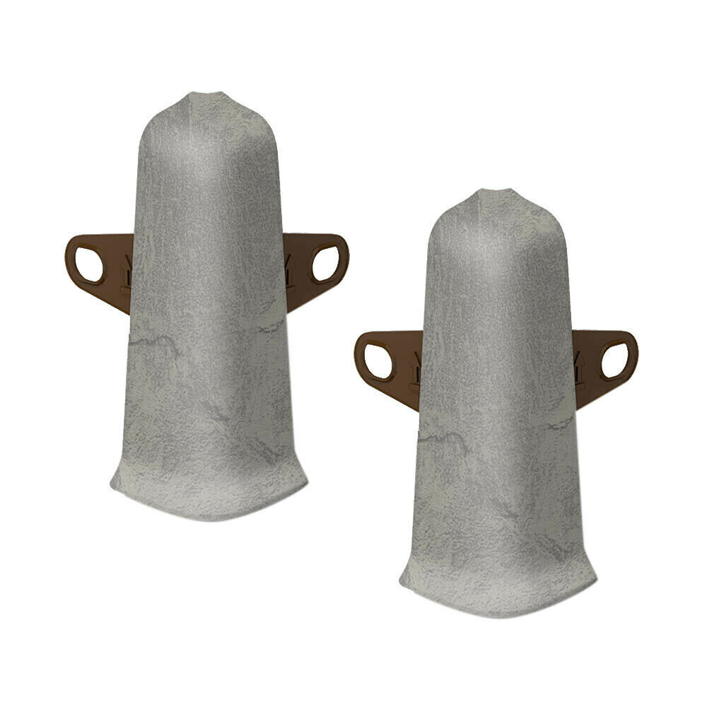 Угол наружный Идеал Деконика 70 мм лофт светло-серый Г-профиль (2 шт.)