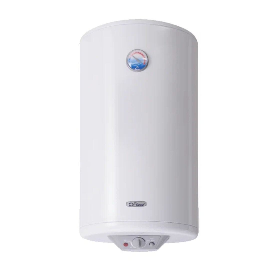Водонагреватель настенный De Luxe W120V1, электрический, 120 л, 1.5 квт, нагрев 240 мин, ТЭН, белый
