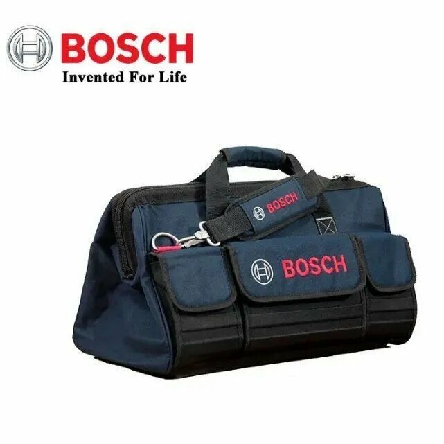 Сумка для инструментов Bosch T-bag M 1600A003BJ электрическая дрель, отвертка, угловая шлифовальная машина, сумка для электроинструмента