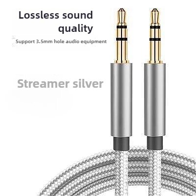 Удлинительный аудиокабель 3,5 мм MINGCVIL 1/2/3 м silver, 3 м