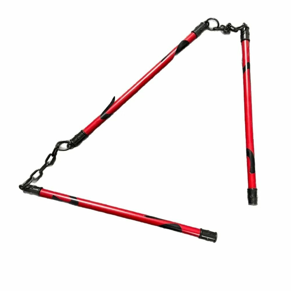 Заголовок: Трехсекционный посох Ююнь Ченен Маки из Атака титанов Косплей аксессуар для истинных поклонников (150 см)