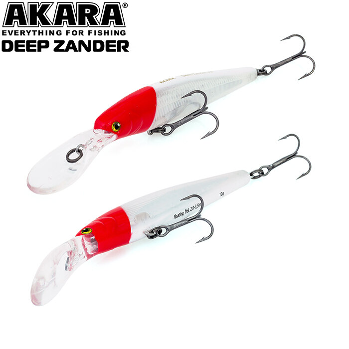 Воблер Akara Deep Zander 90F 12 гр. (3/7 oz 3,5 in) A52