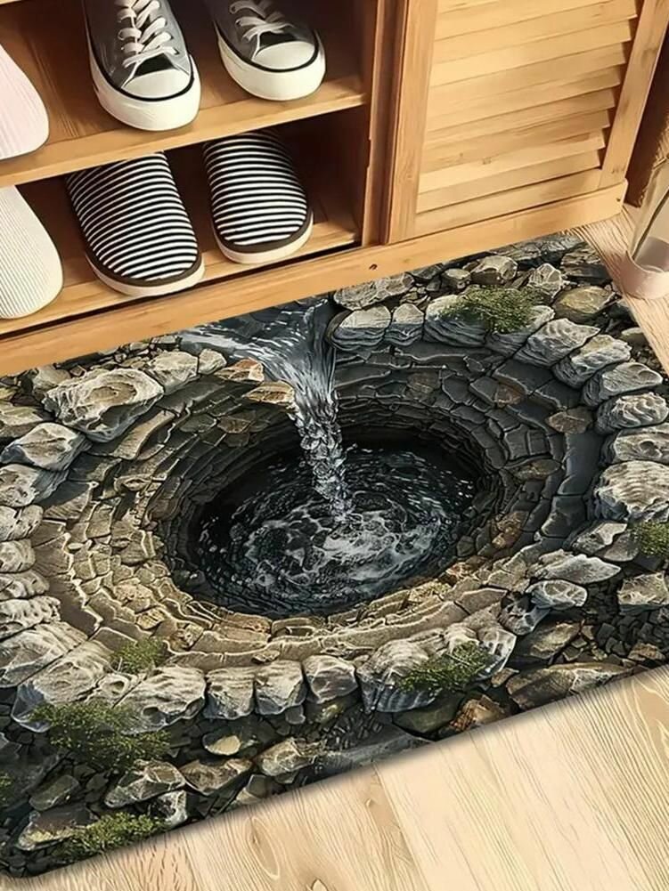 3D стереоскопический напольный коврик