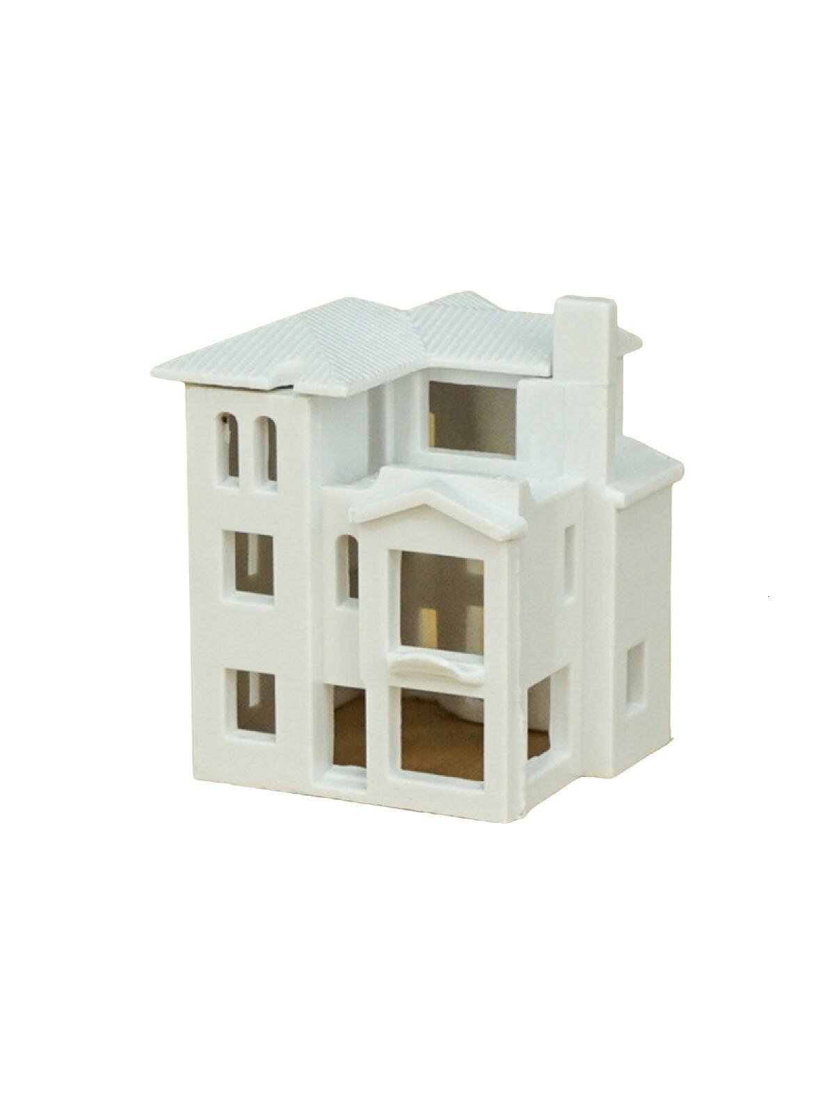 N Модель сборки дома виллы в масштабе 1: 500 Миниатюрная архитектурная модель здания Сцена Запредельного реализма DIY Painting