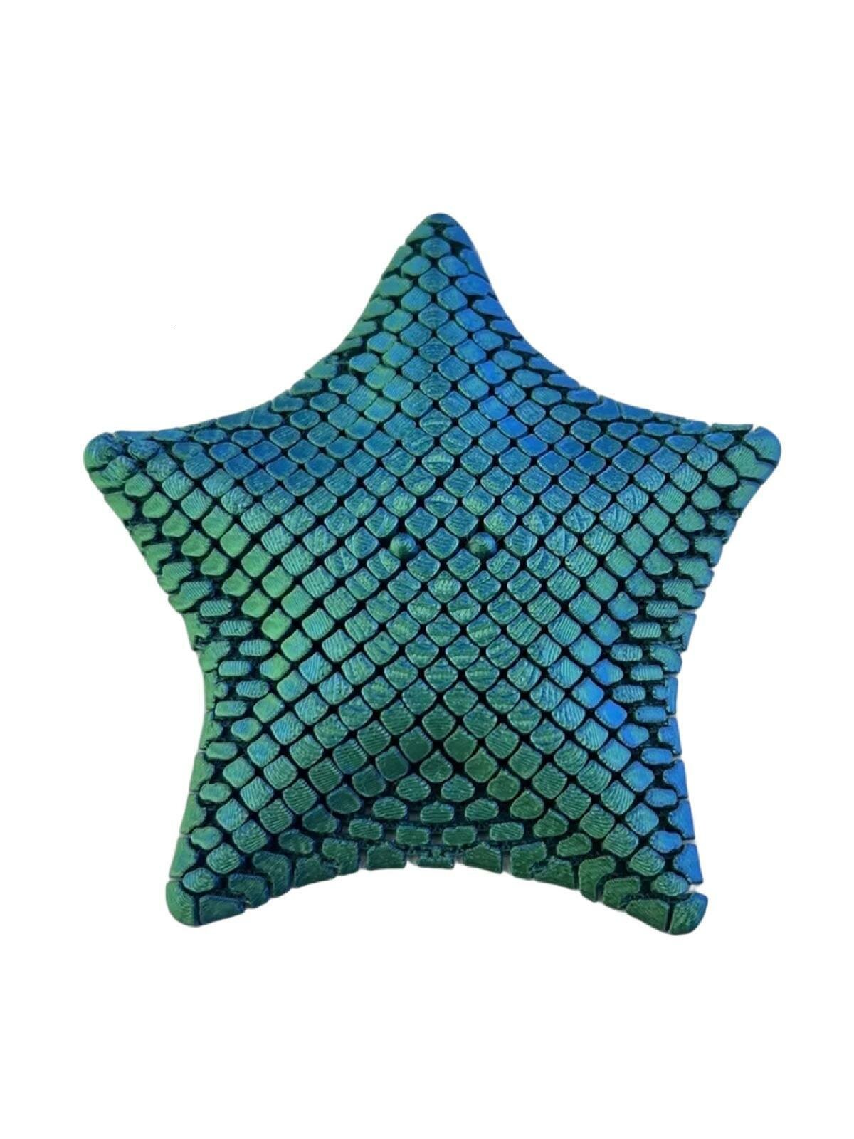 3D Печатные Морские Звезды Реалистичные Фигурки Морских Звезд, Статуэтки, Настольное Украшение, Милая Шарнирная Непоседливая Игрушка для Любителей Домашних Животных