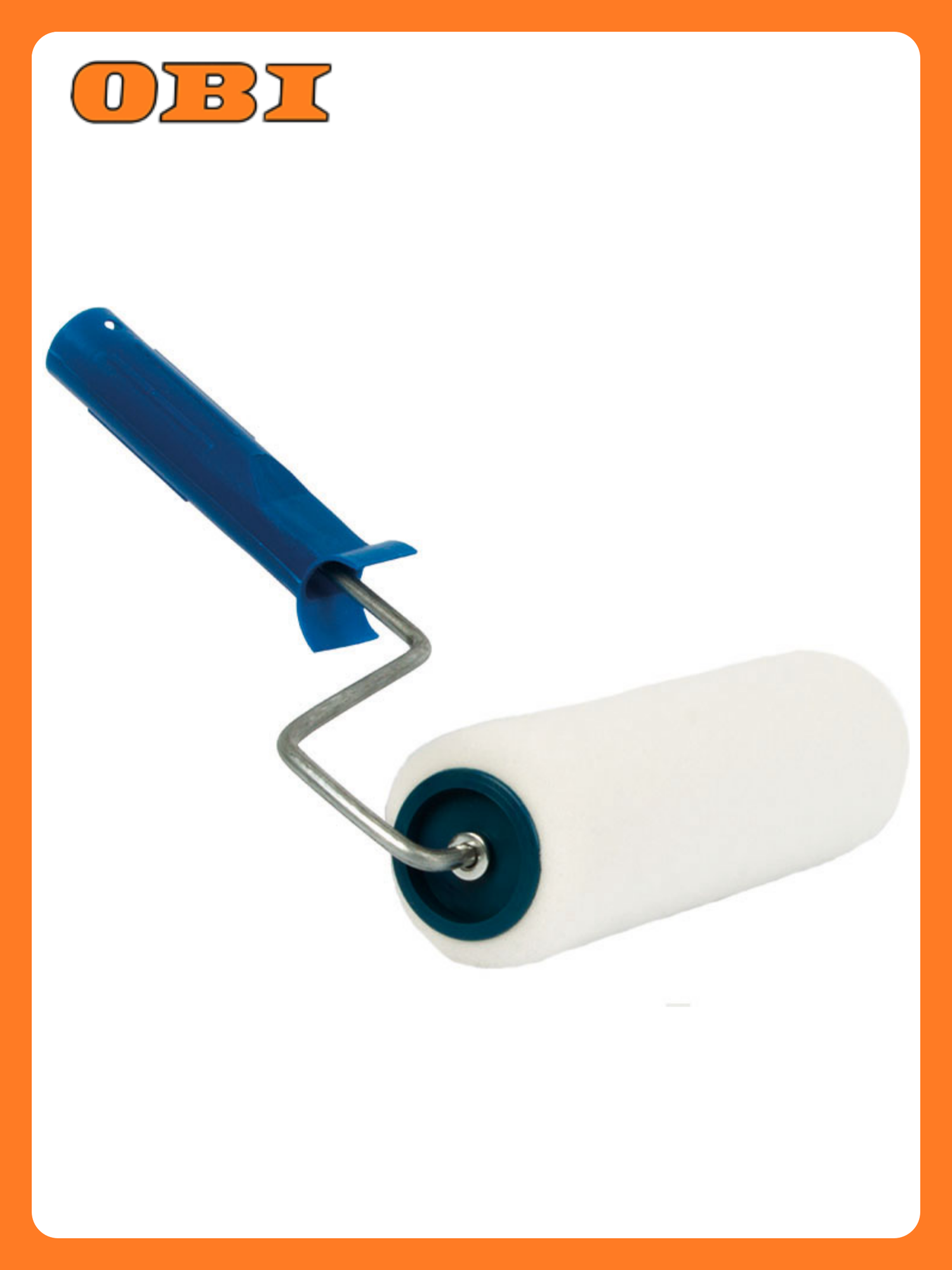 Валик малярный KORVUS, поролоновый, 100 мм, универсальный, белый