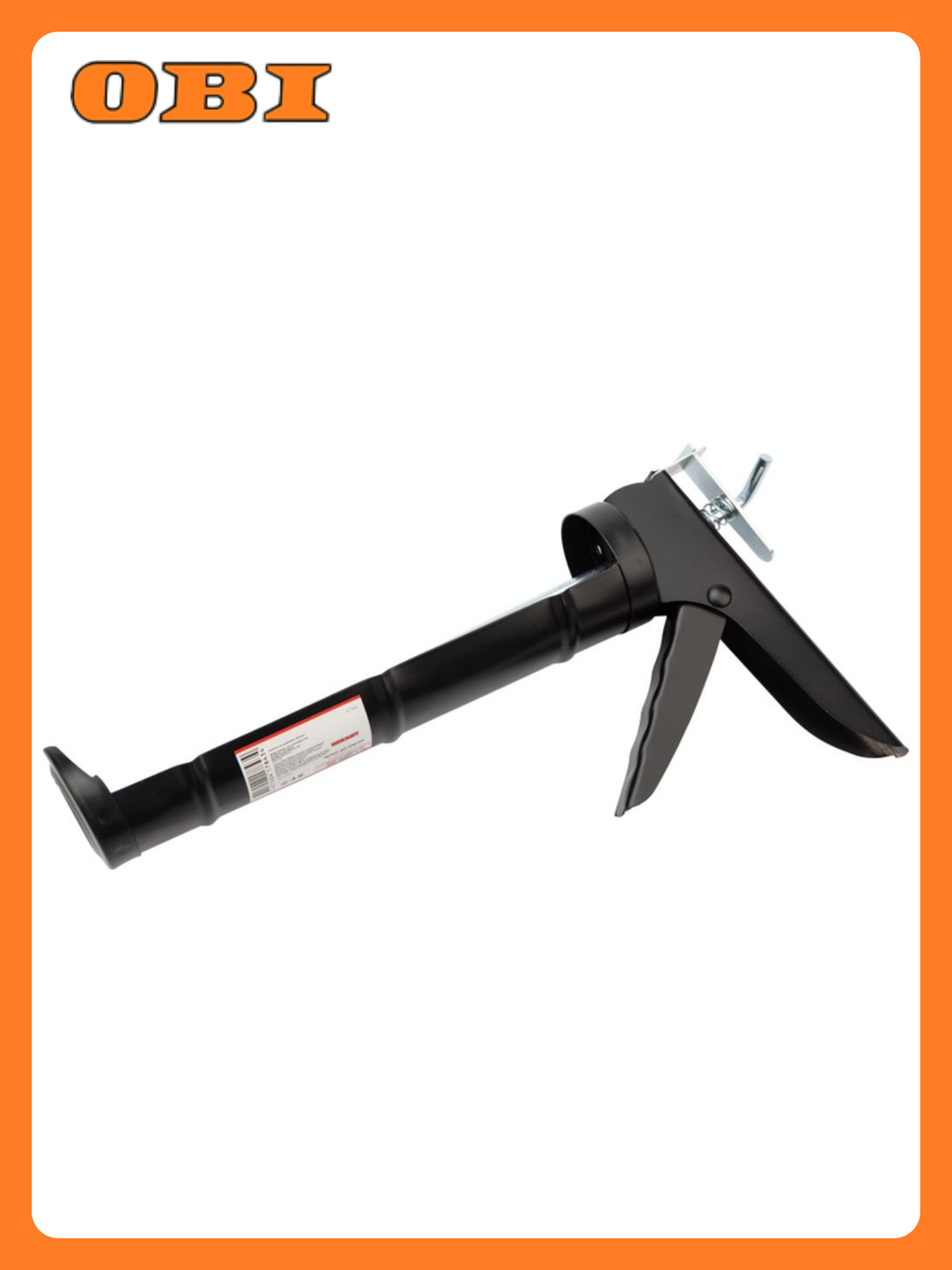 Пистолет для герметика REXANT 12-7202 310 мл, полуоткрытый, круглый шток 7 мм