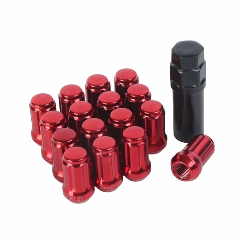 Модифицированная гайка шины, противоугонный винт колеса-красный