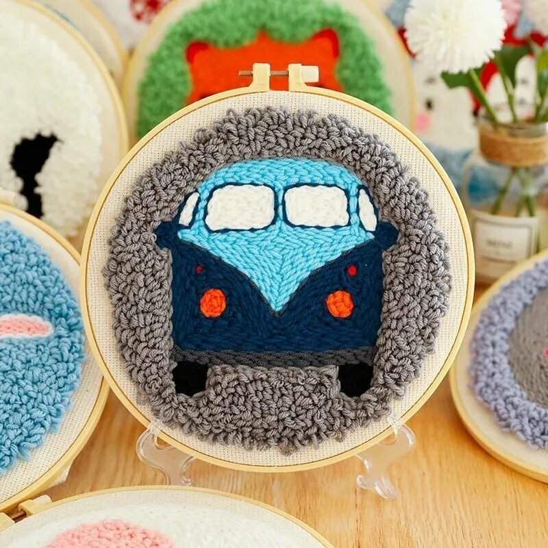 Набор для ковровой вышивки, машина