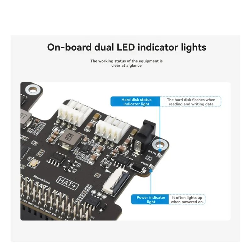 Кабель-переходник PCIe к SATA для Raspberry Pi 5