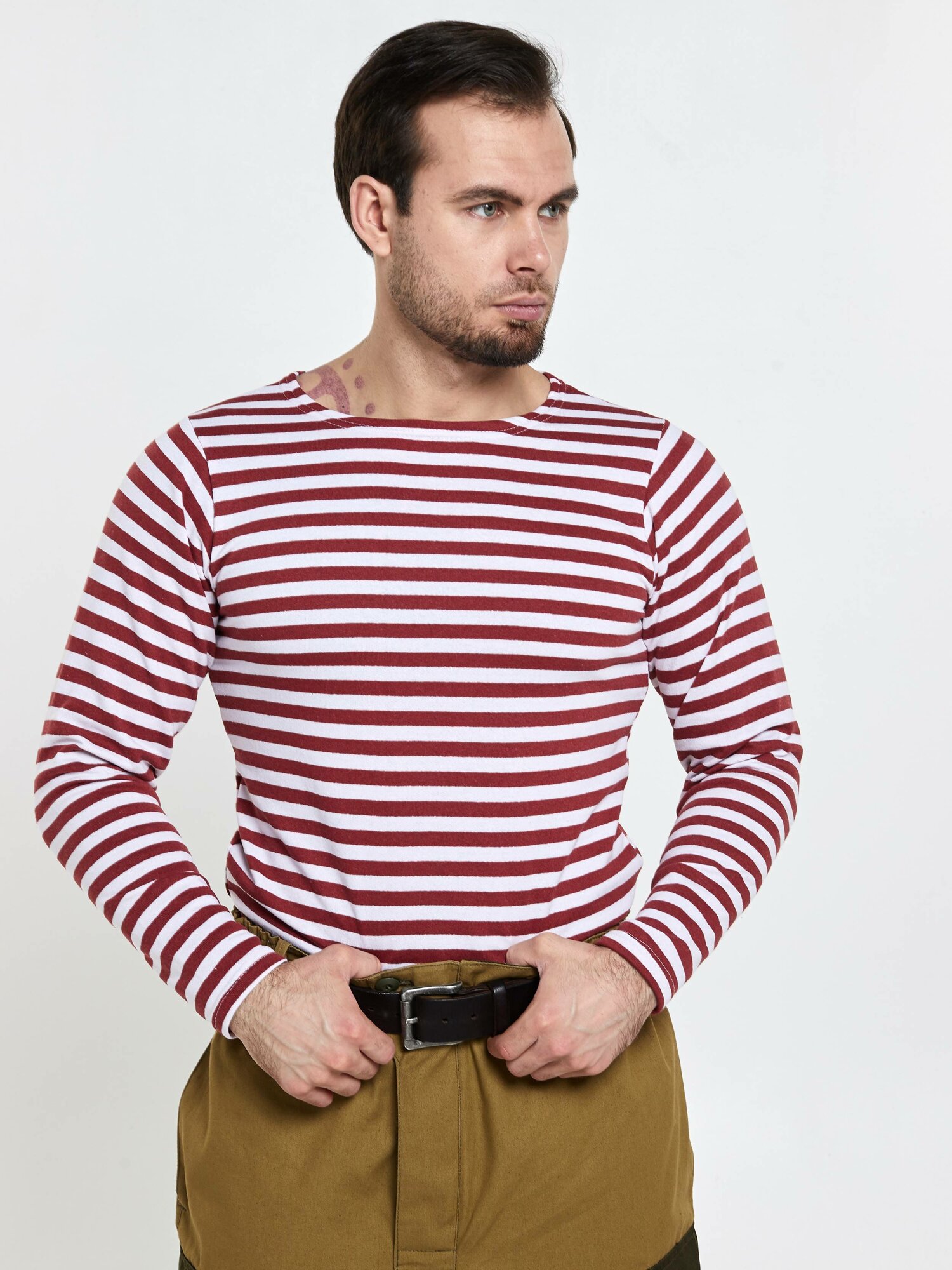 Тельняшка краповая с начесом (60)