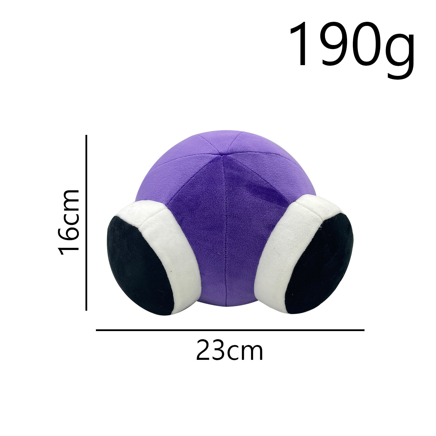 Радуга Друзья Rainbow Friends Chapter 2 глотка водяного монстра динозавра плюшевая игрушка глаза голова Фиолетовая