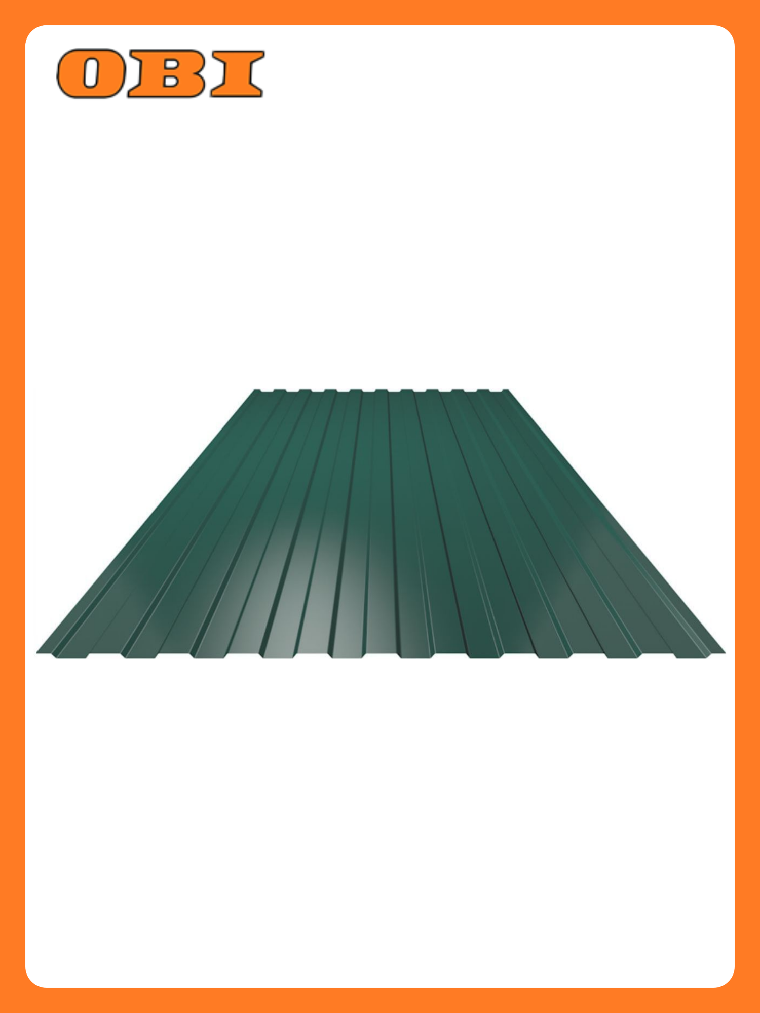 Профнастил Таврос Принтек С-8, зеленый, 2000x1200 мм, толщина 0,45 мм