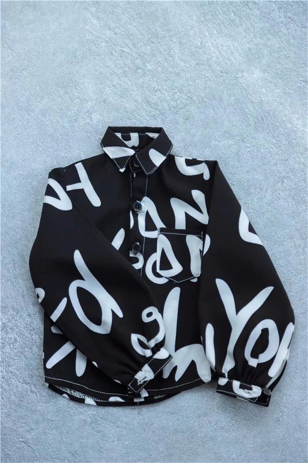 Рубашка для куклы BJD 1/3 SD DD SD17 Черный, Black, 68 Uncle size