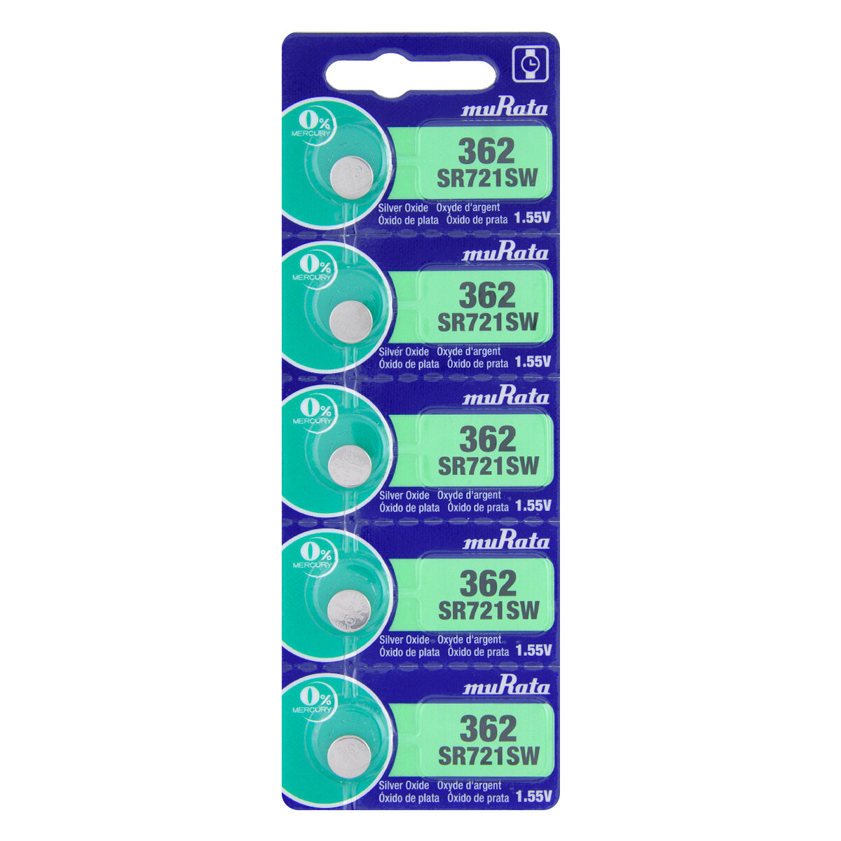 Батарейка Murata SR721/362 2K (5BL)