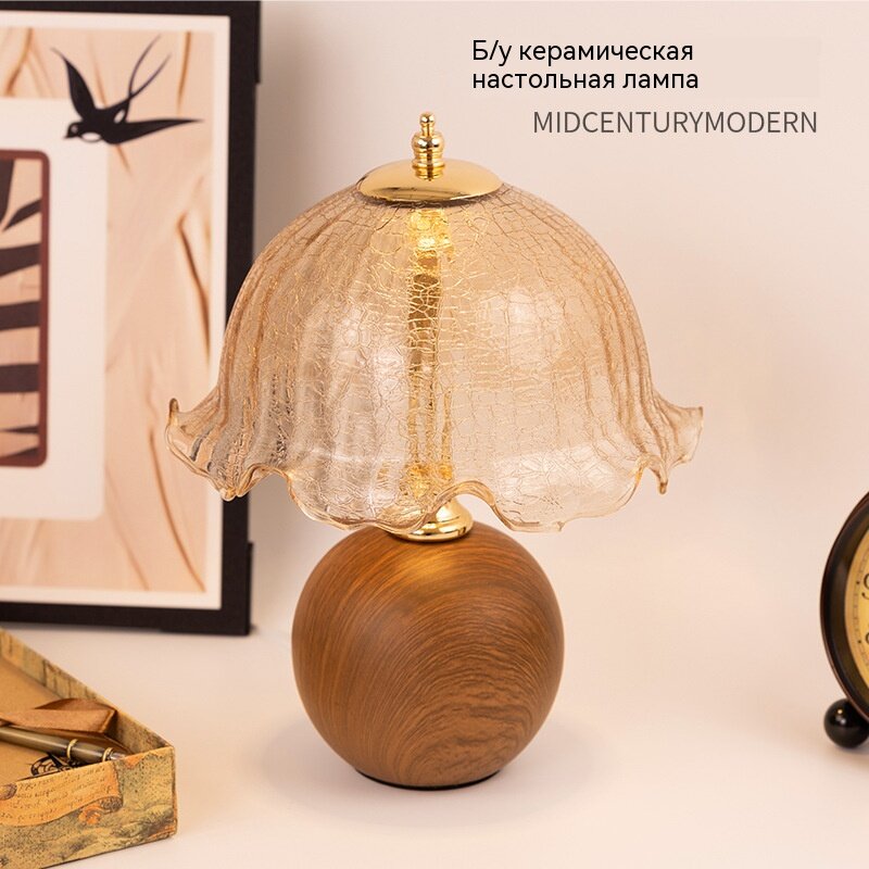 Французская ретро-средневековая настольная лампа, прикроватная лампа в главной спальне