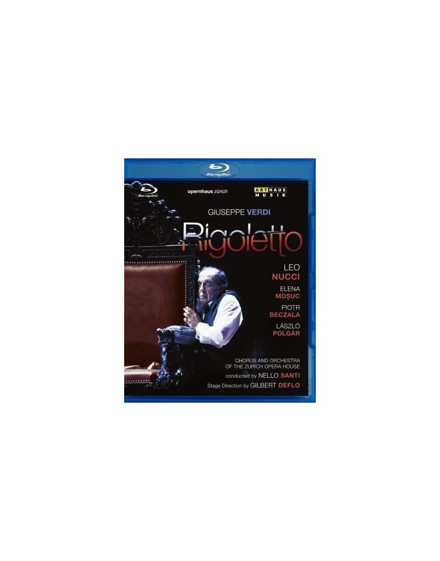 VERDI: Rigoletto (Zurich Opera, 2006). Leo Nucci, Elena Mosuc, Piotr Beczala. Blu-ray. 1 Blu-Ray