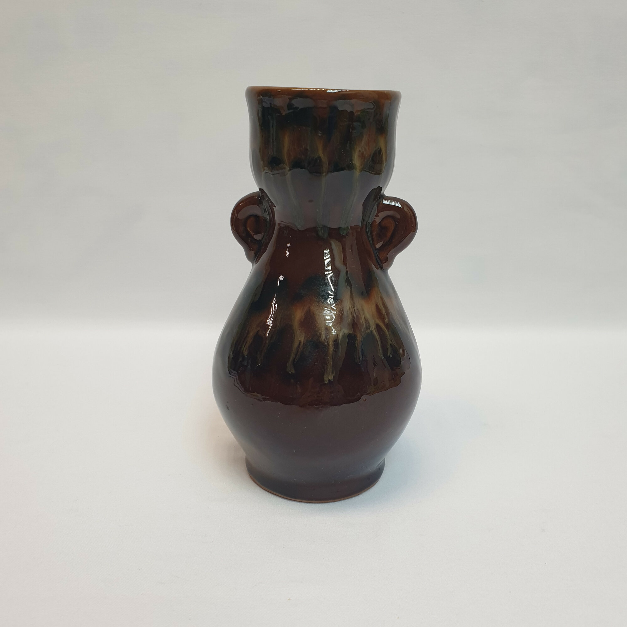 Ваза для цветов 19 см, Орловская керамика. Винтаж, СССР.