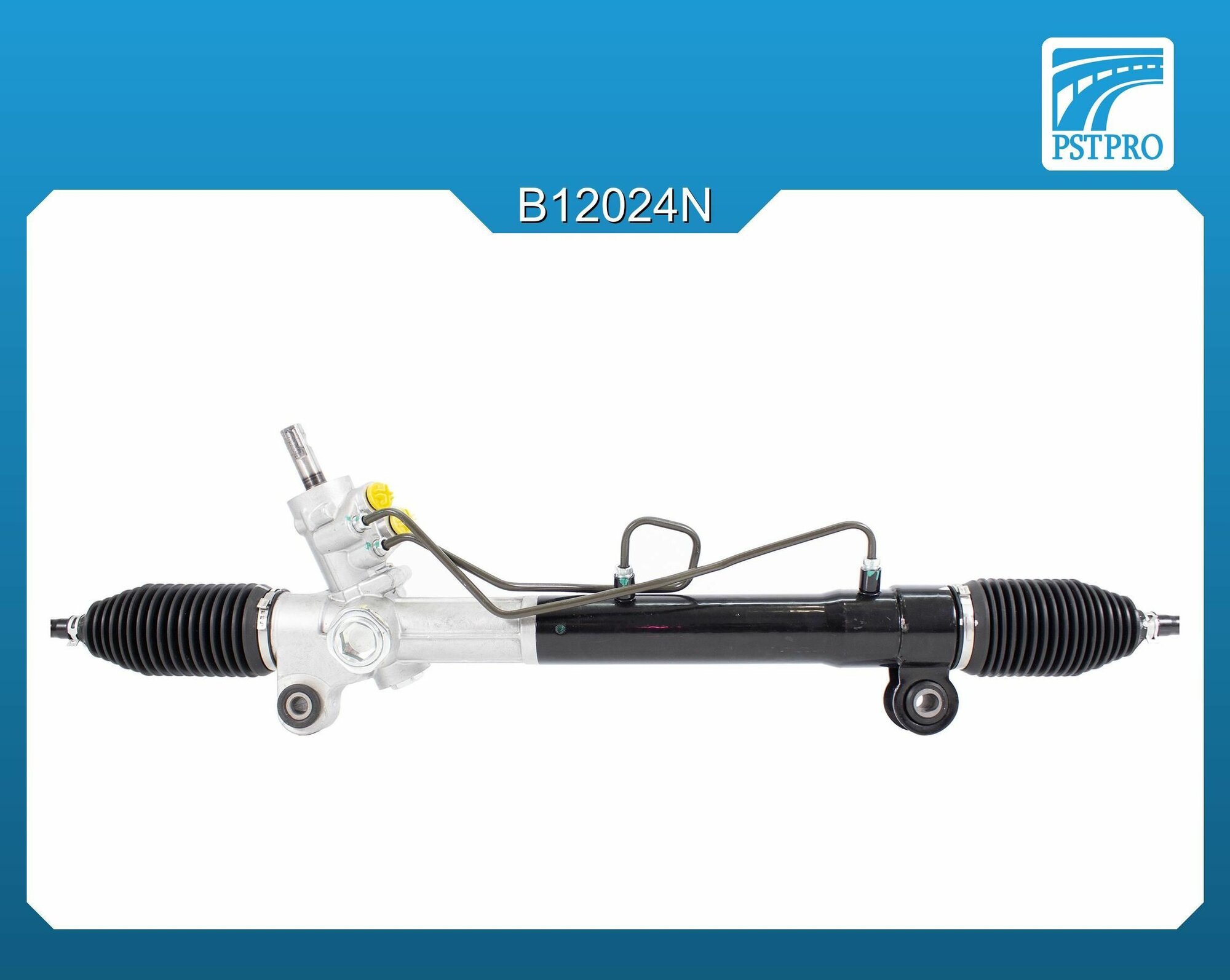 Гидравлическая рулевая рейка Chevrolet Captiva 2006-, Opel Antara 2006- 522289, B12024PST с вертикальным подводом трубок