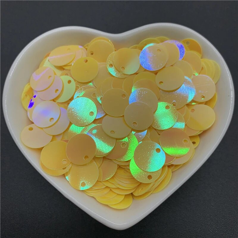 Большие круглые пайетки ПВХ 400 шт. CyanRafts 04