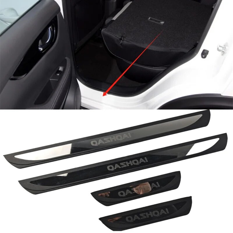 4 шт./партия, накладки на пороги для Nissan Qashqai J11 2016-2021 гг.