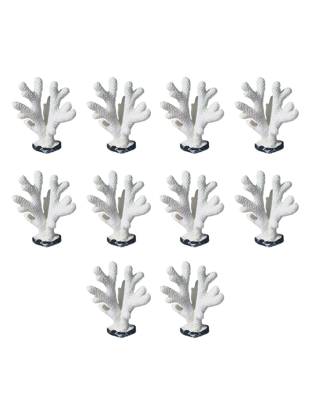 10шт Аквариумов Акваскейпы Имитация водных растений Кораллы Украшения Подводные