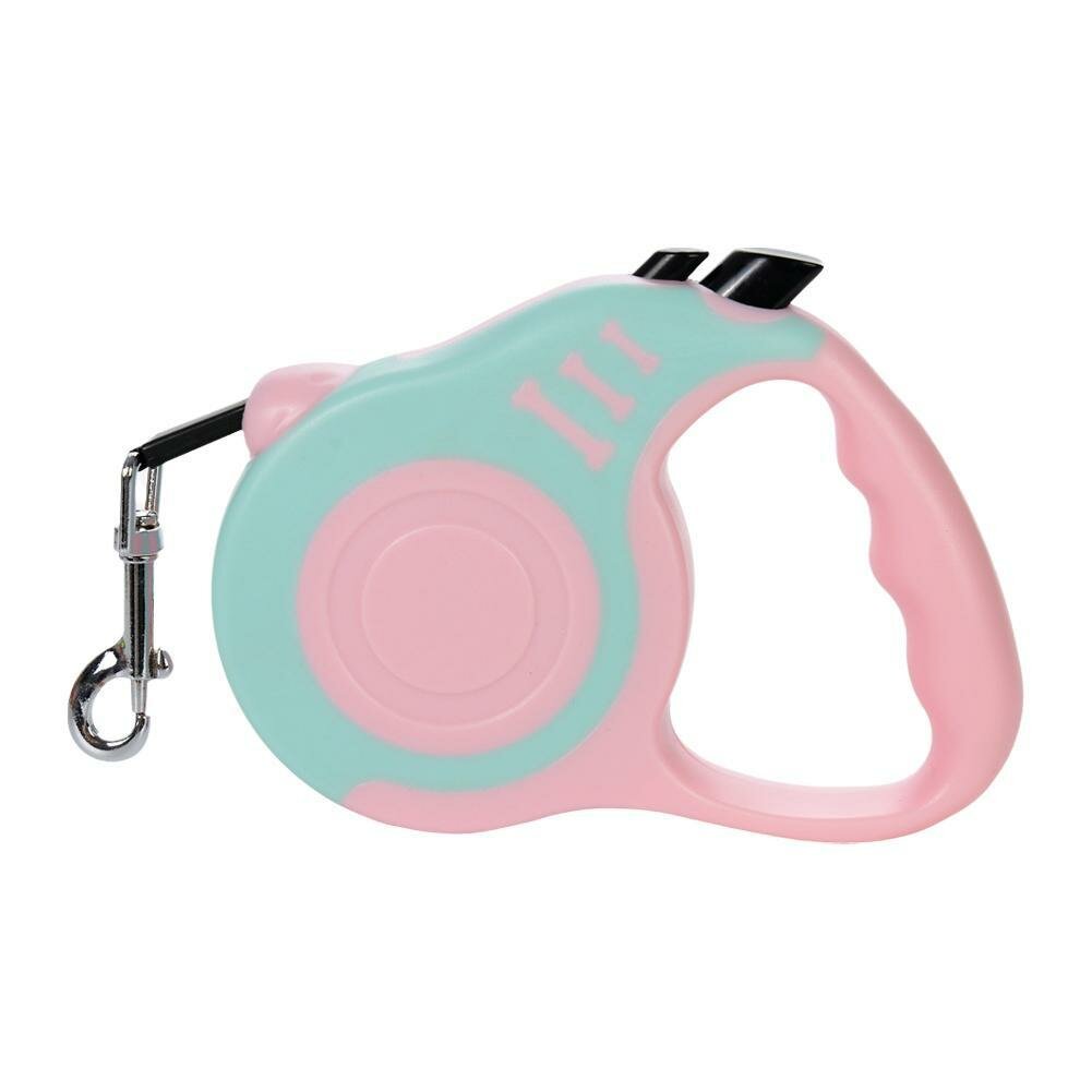 Автоматический поводок-рулетка для собак и кошек, телескопический поводок для выгула питомцев