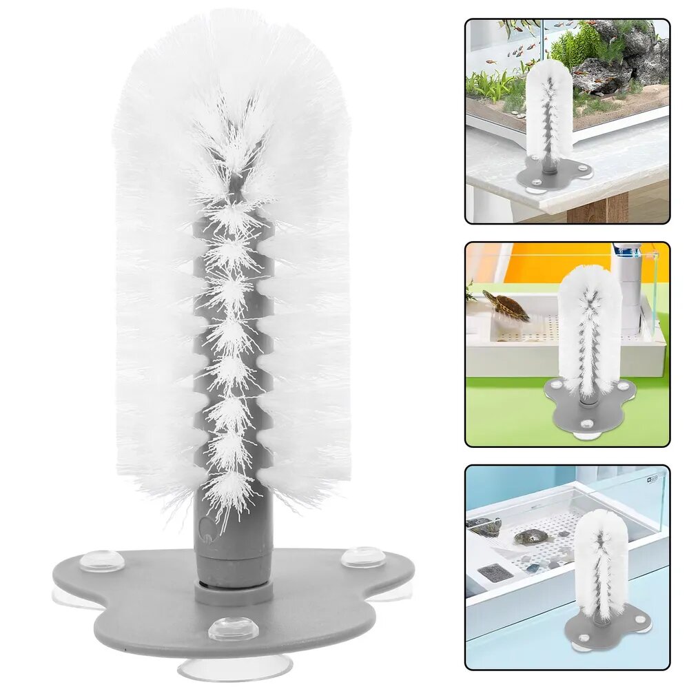 Универсальная Щетка Для Чистки Панциря Черепахи С Присоской Для Аквариума И Ухода За Черепахами