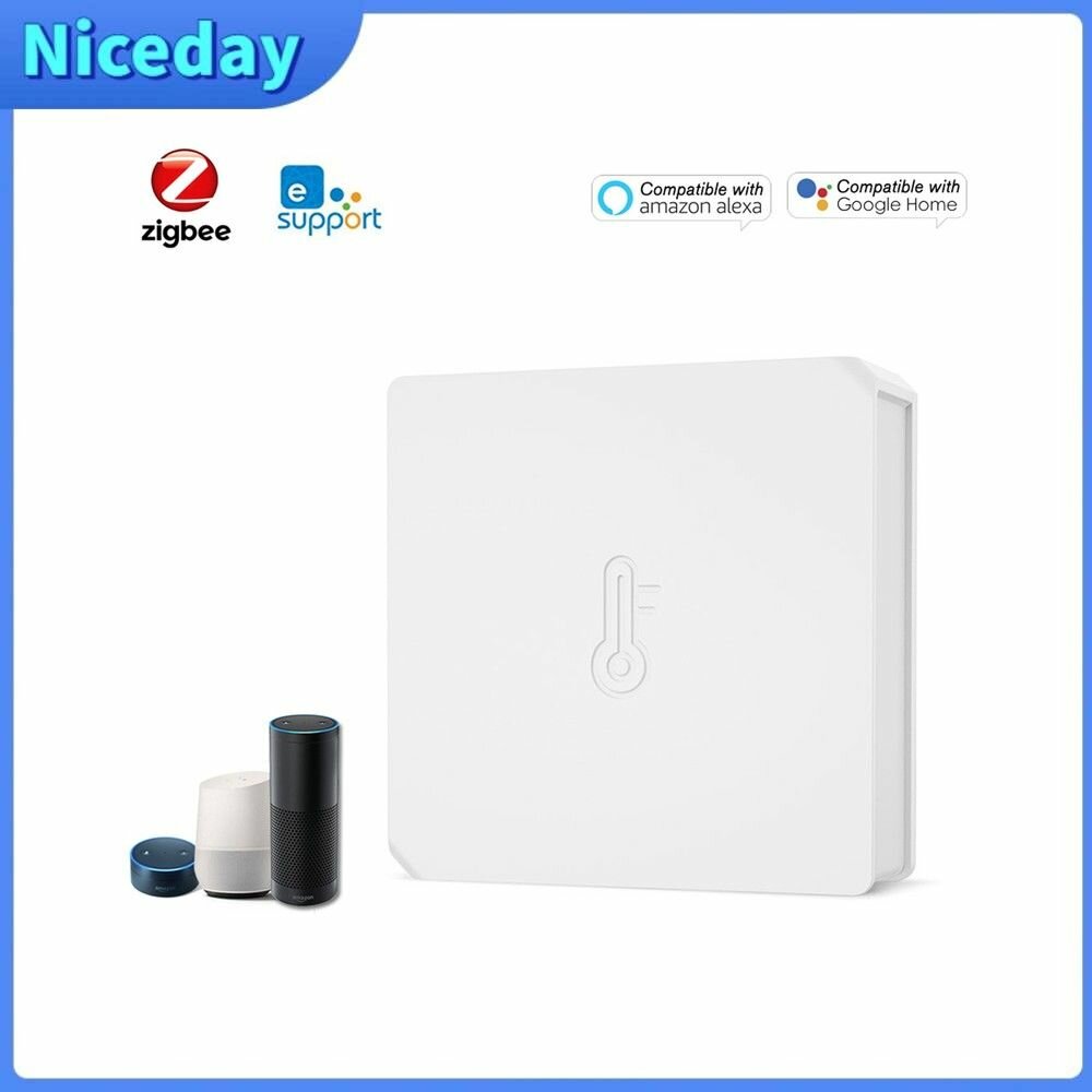 Датчик температуры и влажности SNZB-02 ZigBee, с уведомлением о заряде