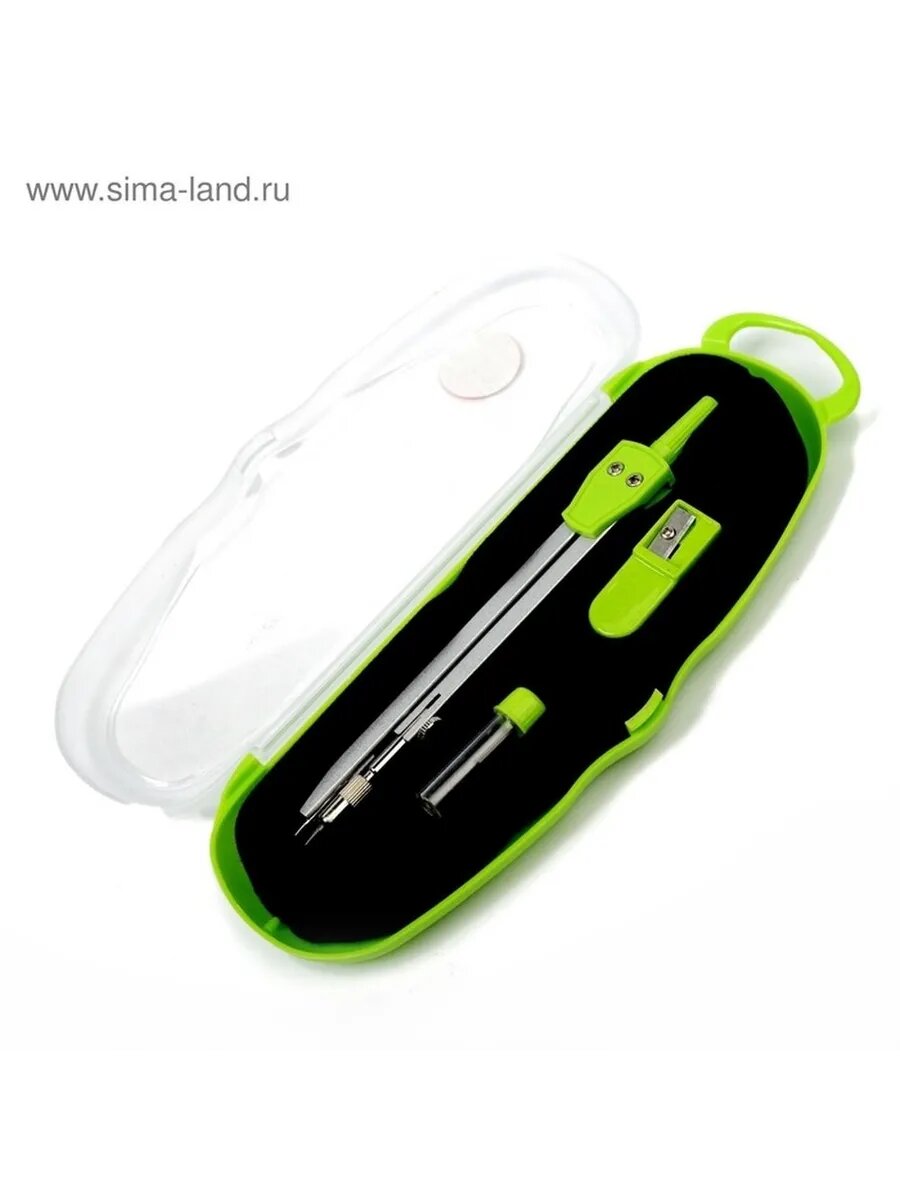 Комплект для черчения в пластиковом пенале