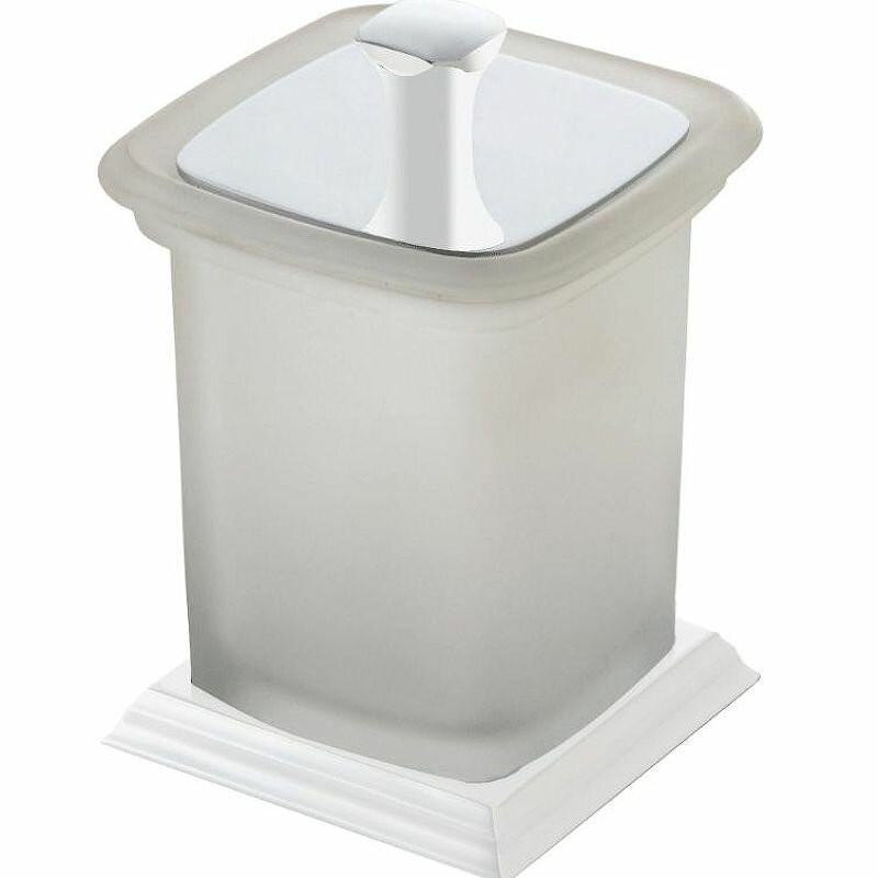 Косметический контейнер Art&Max Zoe AM-G-6831DX-Bi с крышкой Белый